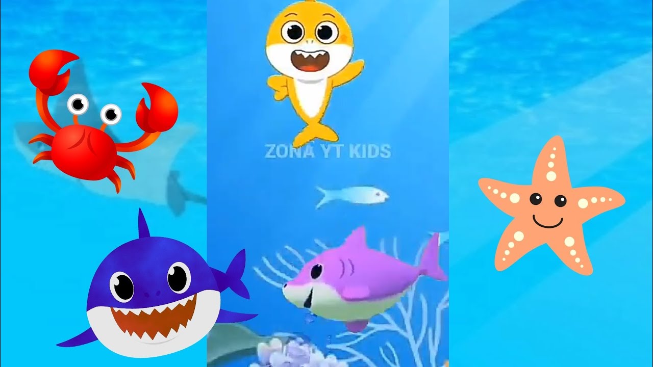 Run Away Animals Sea with Baby Shark Dance Song at Seaworld | Kids song ...