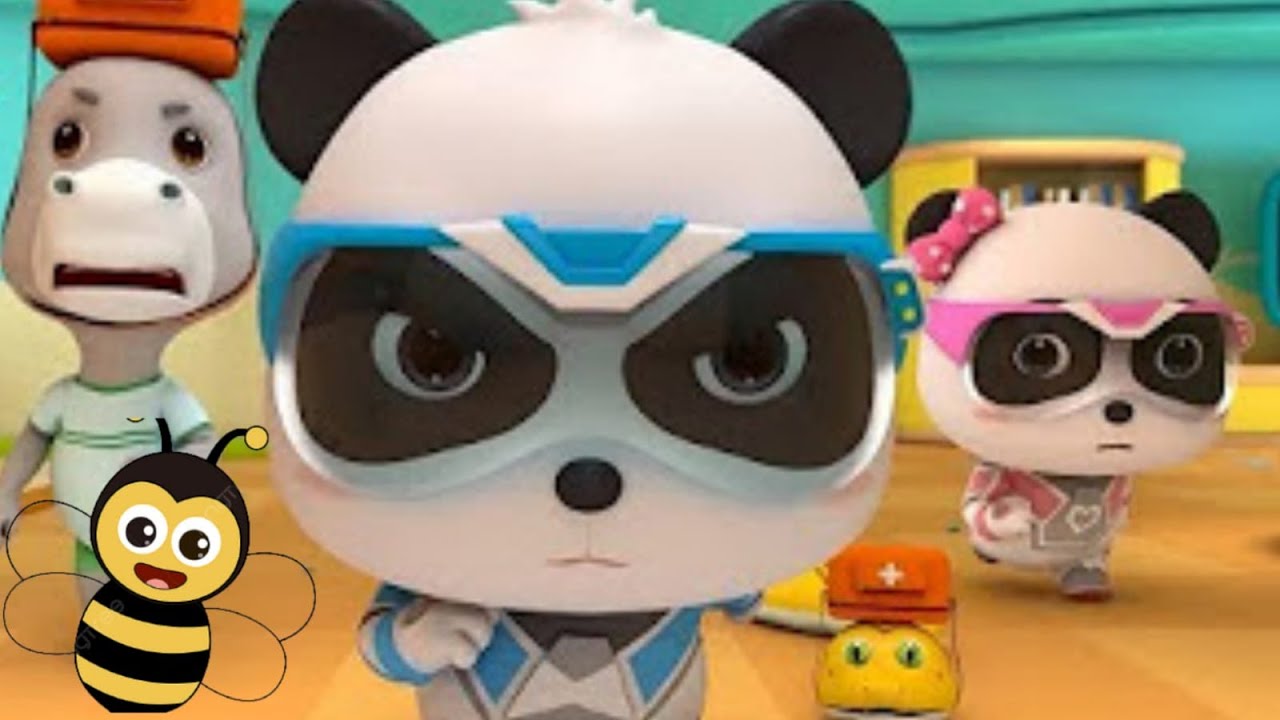 TIM PENYELAMAT SUPER SELAMATKAN LEBAH MADU KECIL || BABYBUS INDONESIA ...