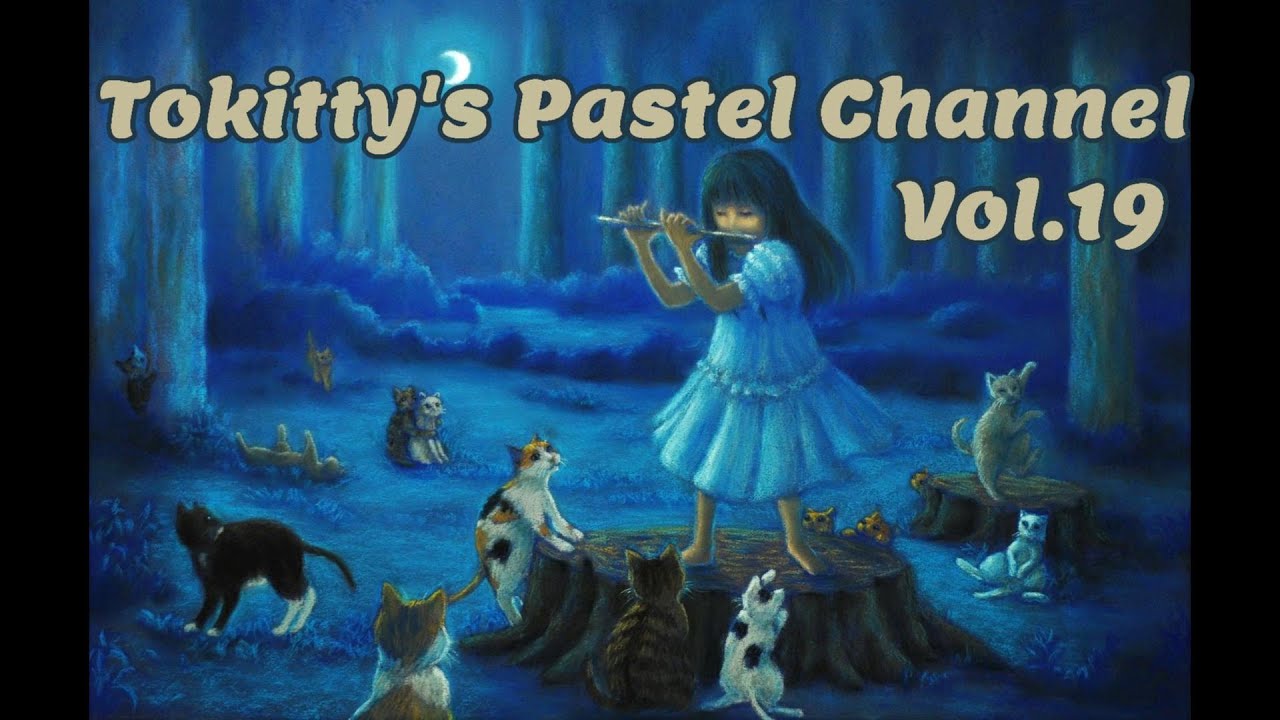 パステルで描く秋ねこ Tokitty's Pastel Channel Vol.19 - YouTube