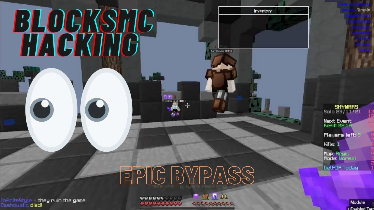 BlocksMC | FDP client | Bypass | Flying | Ez HvH - YouTube