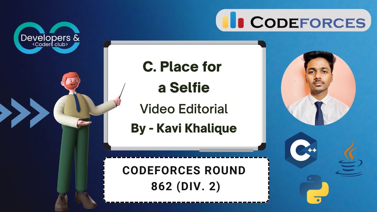 C Place For A Selfie Codeforces Round 862 Div 2 Codeforces