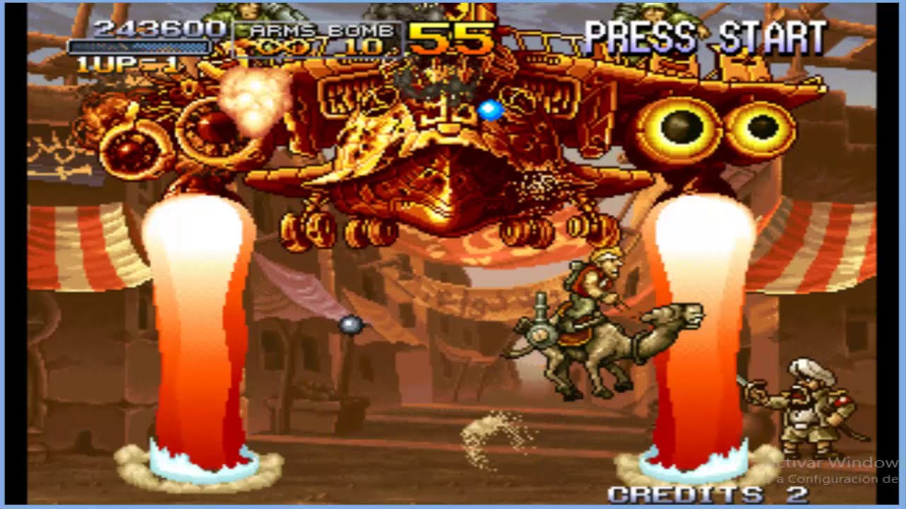 GAMEPLAY METAL SLUG 2 | JUEGO ARCADE (MAME 64) - YouTube