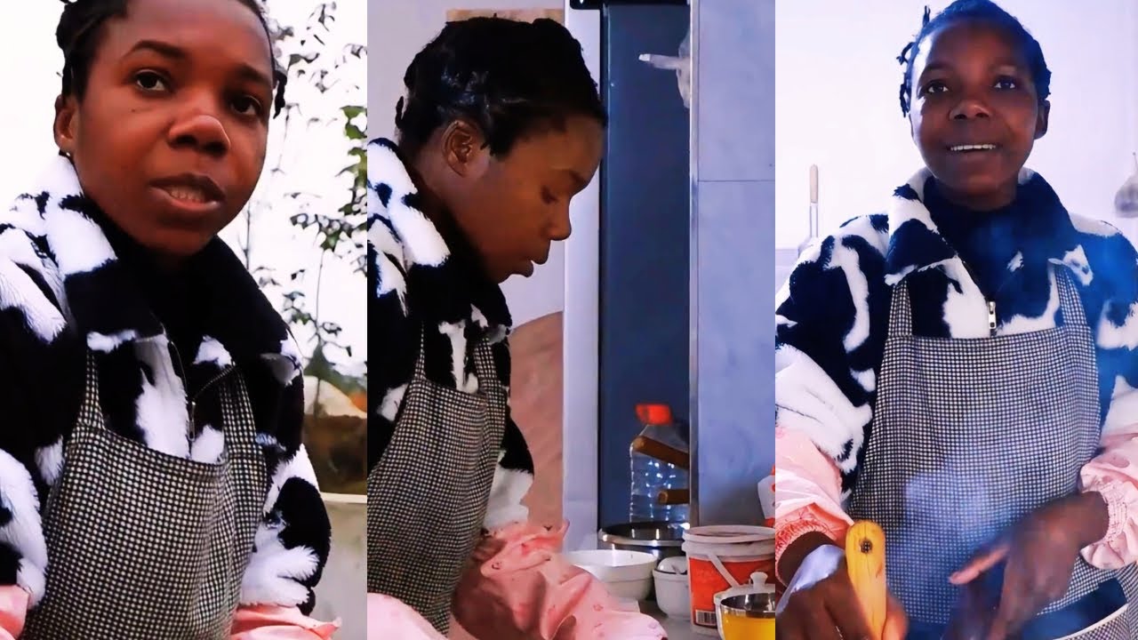 Violet is making Sima today - YouTube