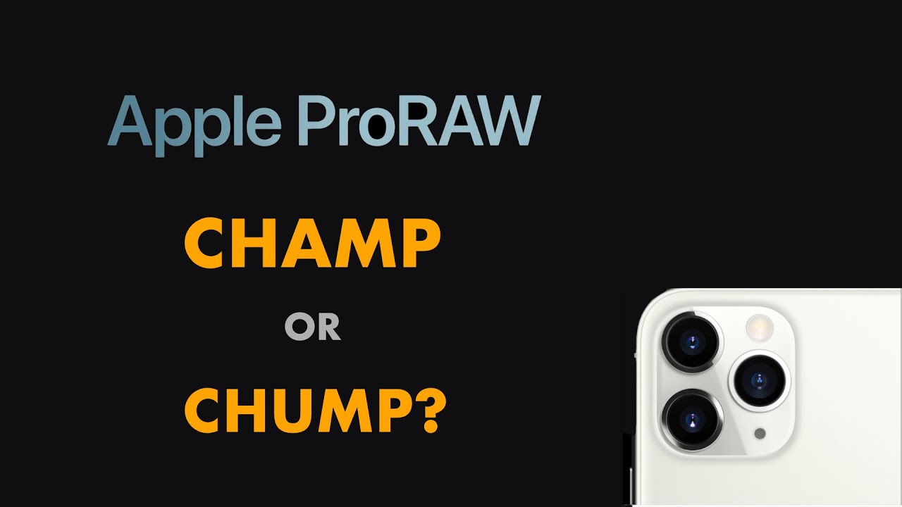TESTING APPLE PRORAW ( PT 1). 4 REASONS TO SHOOT WITH PRORAW - YouTube