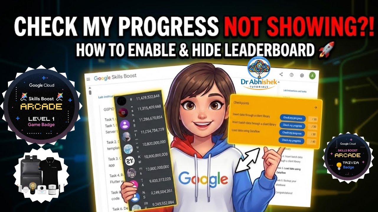 How to Enable “Check My Progress & Hide Leaderboard in Google Skills ...