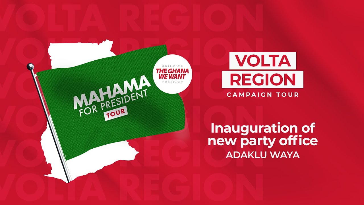 LIVE NOW |⁠ Inauguration of new Adaklu party office [Adaklu Waya] | # ...