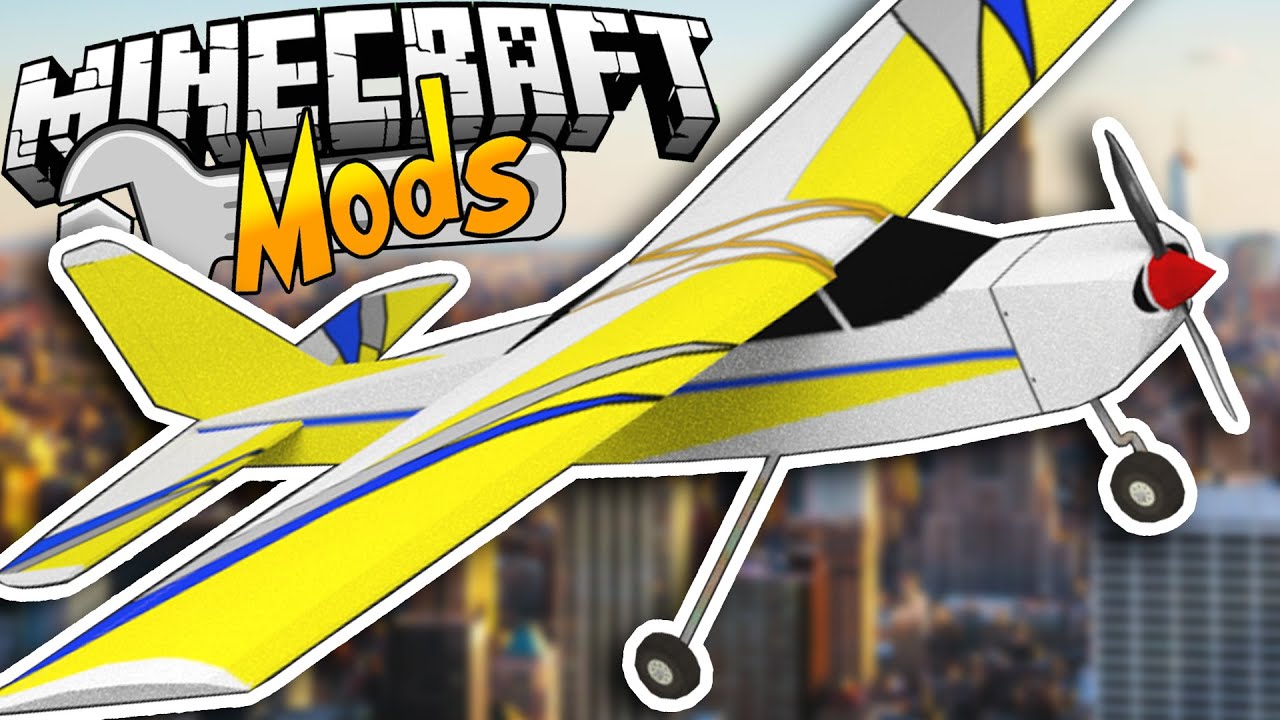 [Norsk] FJERNSTYRTE FLY I MINECRAFT!!! | RC Mod 3 - YouTube