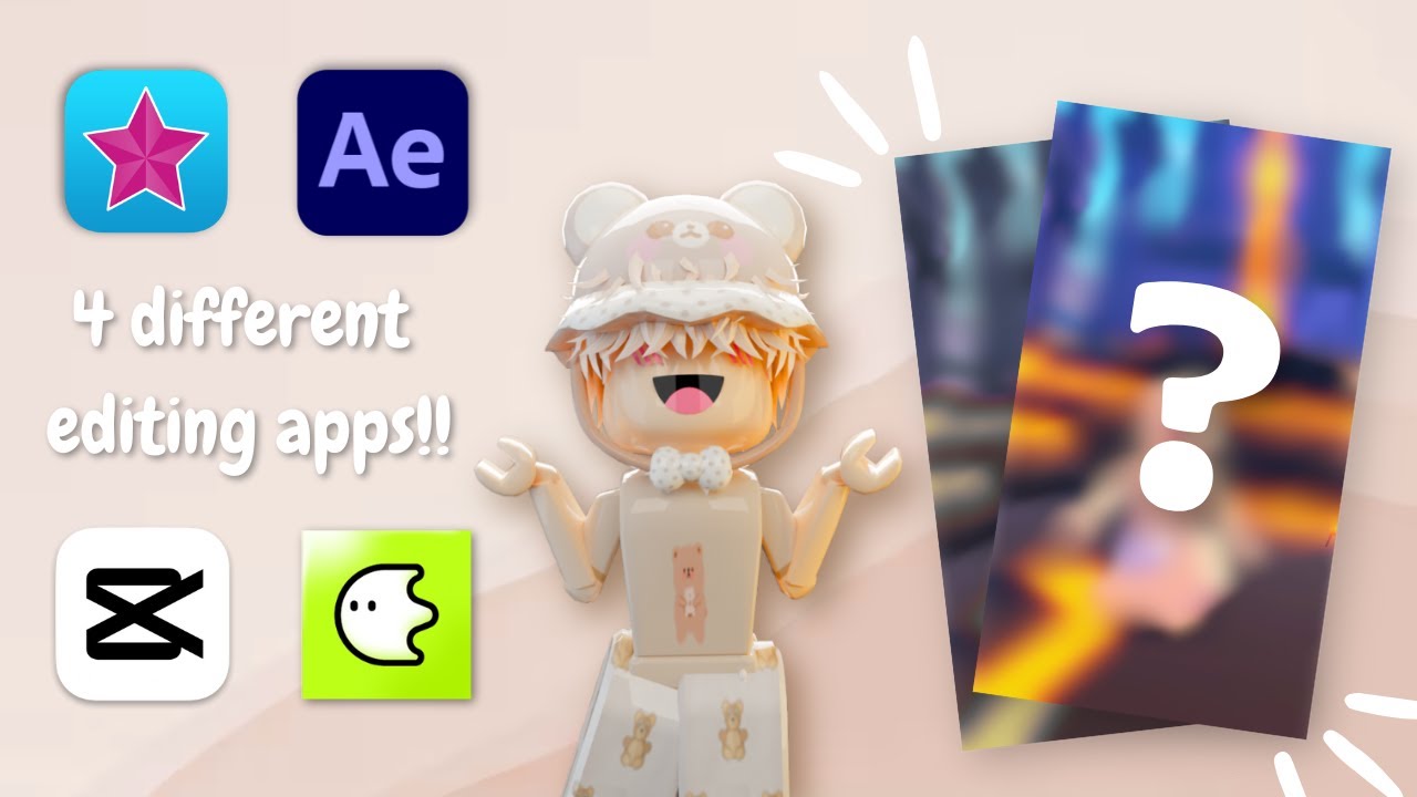1 ROBLOX EDIT BUT IN 4 DIFFERENT EDITING APPS - YouTube