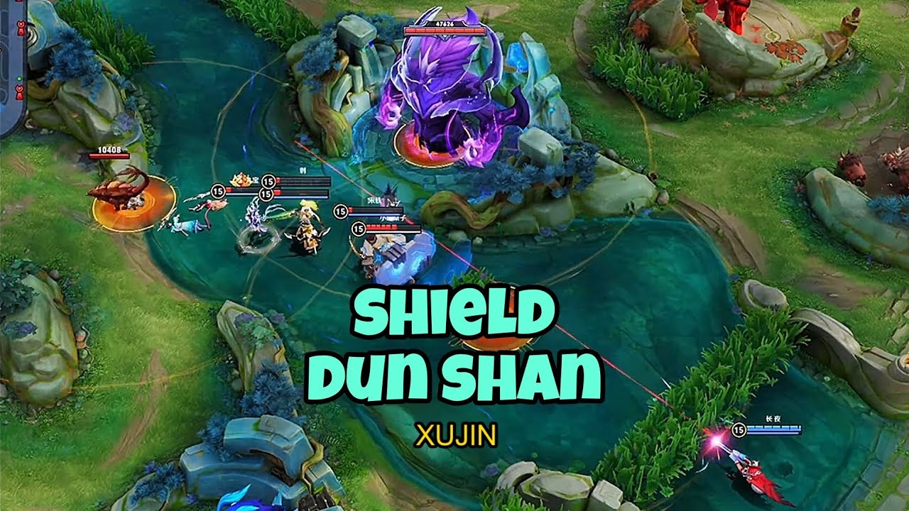 Shield Dun Shan Gameplay Shou Yue Honor Of Kings Hero China Server ...