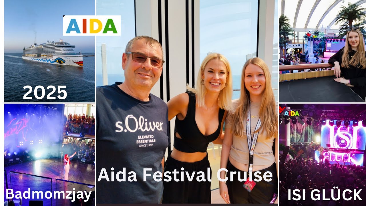 Aida Festival Cruise - 2025 - ISI GLÜCK- Badmomzjay- Aida Prima ...
