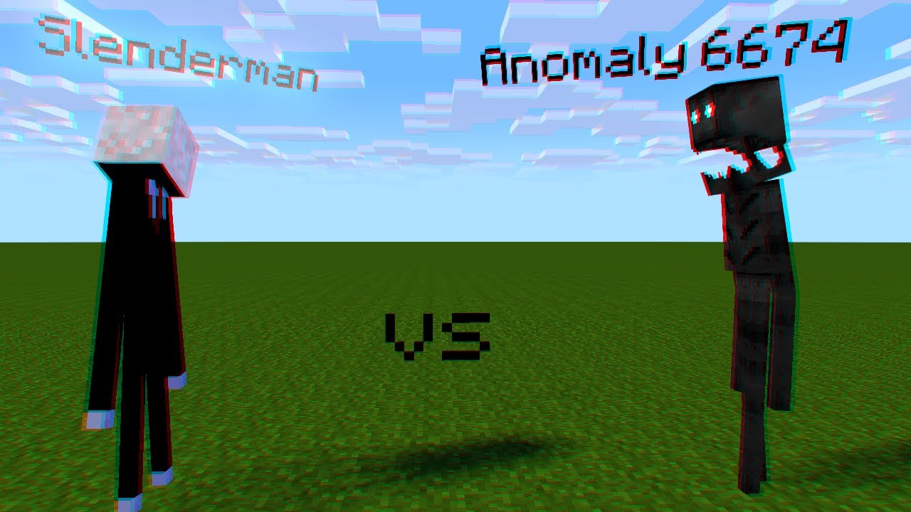 Slenderman vs Anomaly 6674 - YouTube
