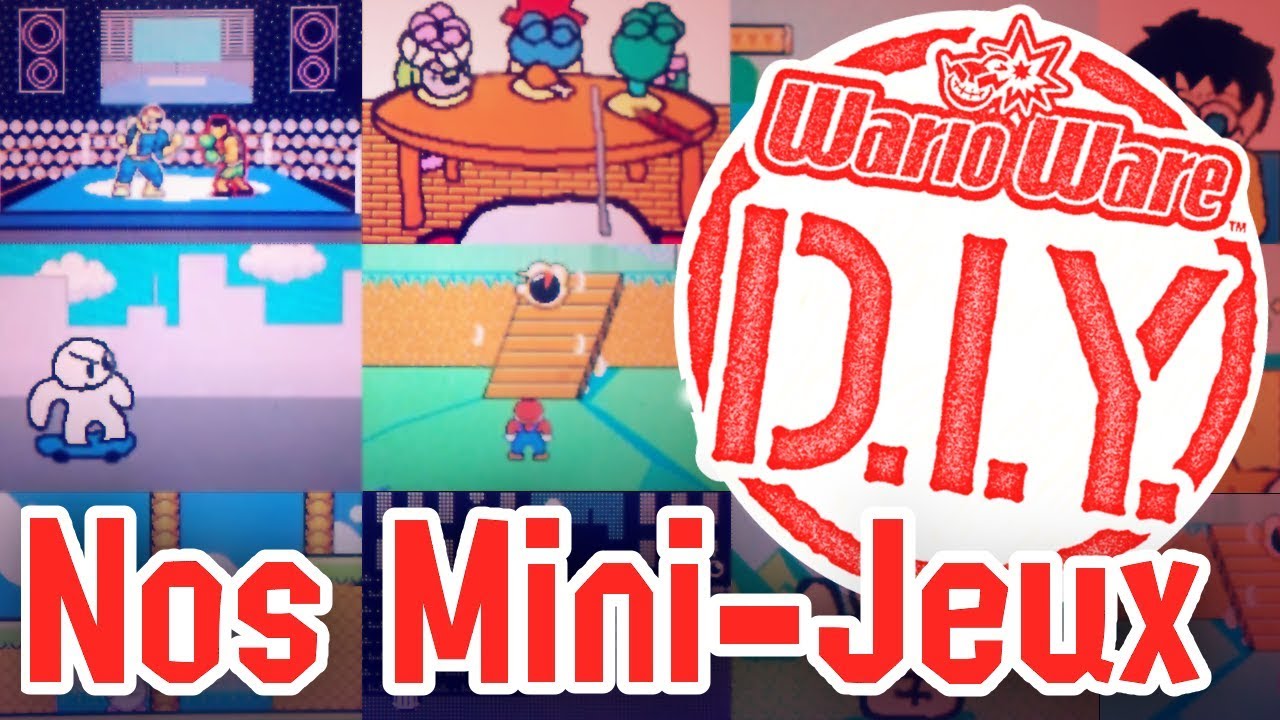 Nos Mini-Jeux sur Wario Ware DIY - YouTube