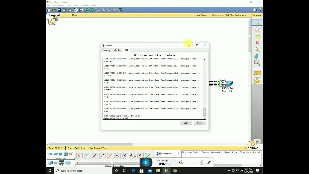 ether channel configuration(port aggregation control protocol) - YouTube