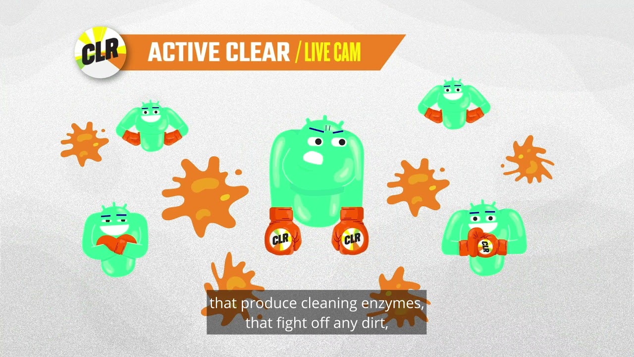 CLR Active Clear Probiotics Cleaner - YouTube