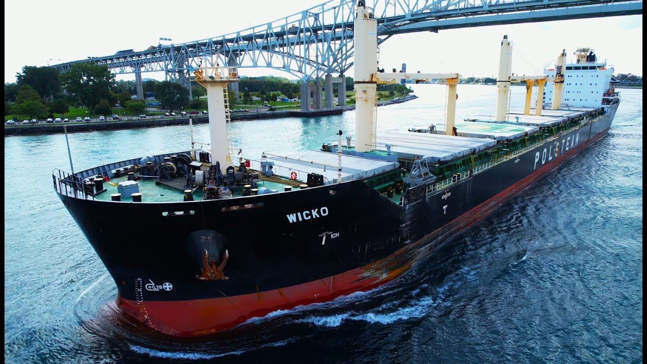 WICKO / POLSTEAM - Upbound Port Huron, Michigan 9-19-2023 - YouTube