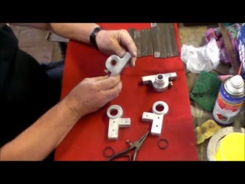 Building the Gingery Milling Machine 46, machining the crank release ...