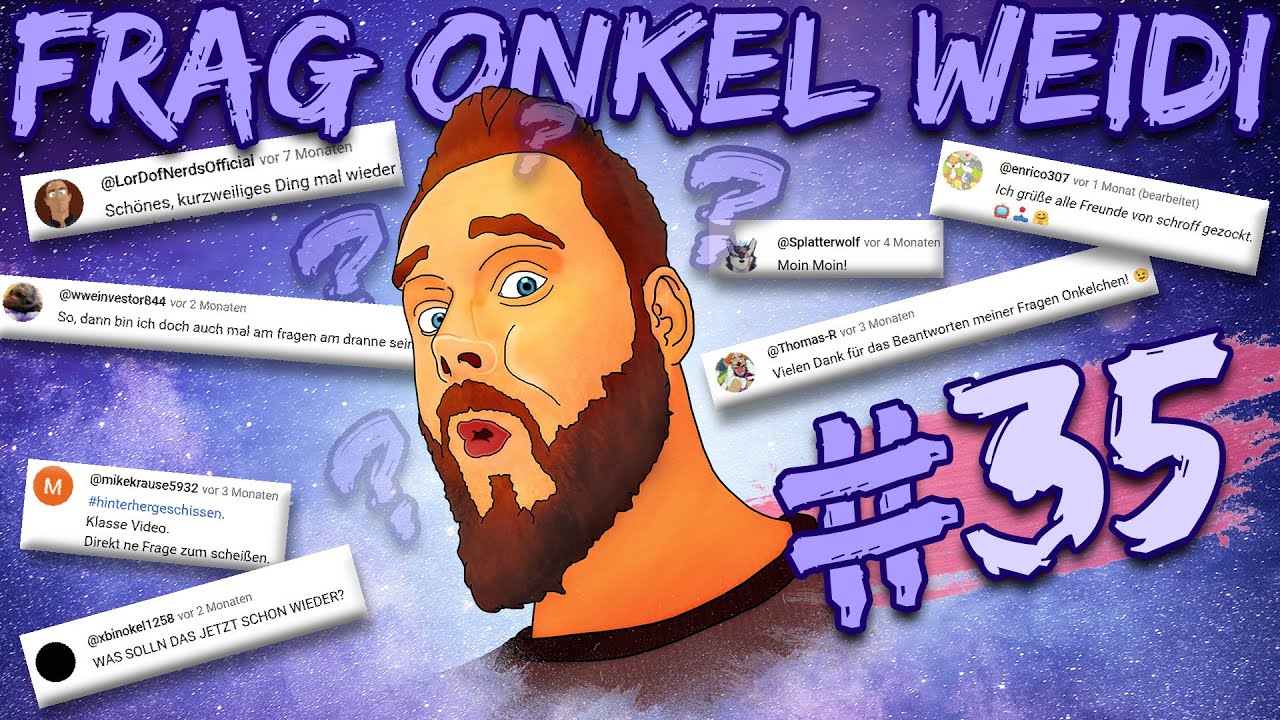 Frag Onkel Weidi #35 - It´s Arschritzenschwitzwasserzeit-Time! (feat ...