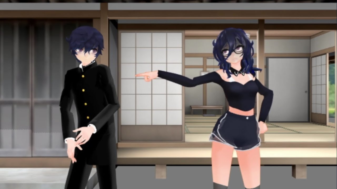 [MMD l YanSim l Oka Shin & Ayano] [She's Touching Me] - YouTube