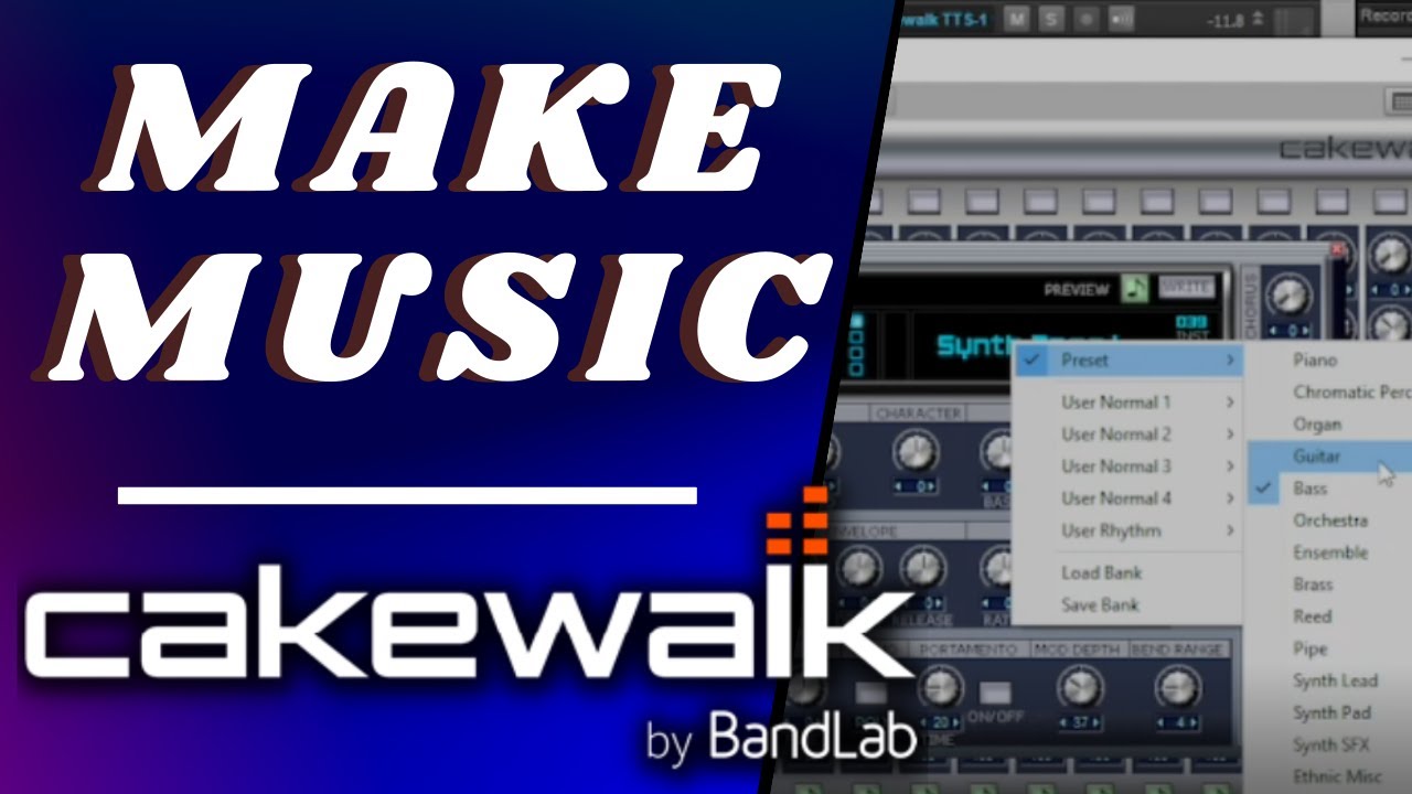 Song Making Process in Cakewalk by Bandlab | Faders on the Bus - YouTube