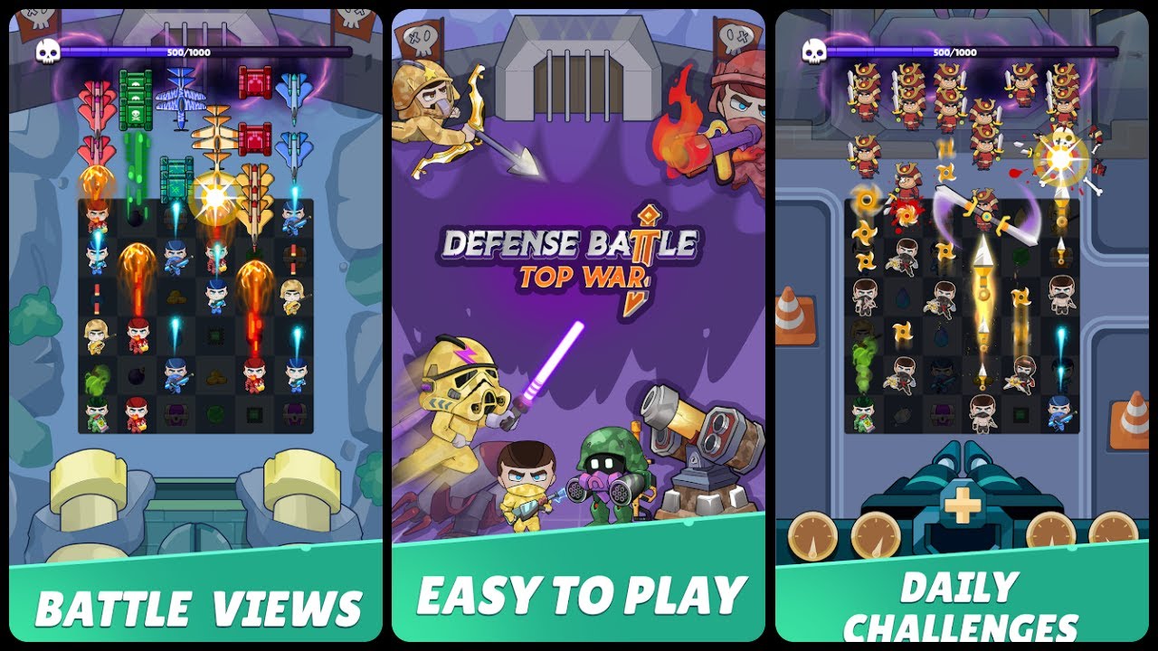 Defense Battle : Military War Game Android Gameplay - YouTube