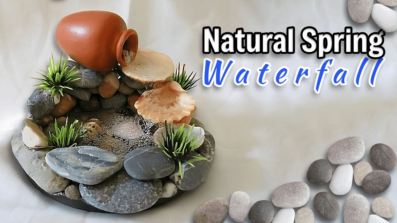 Create a Stunning Spring Waterfall with Hot Glue - DIY Tutorial - YouTube