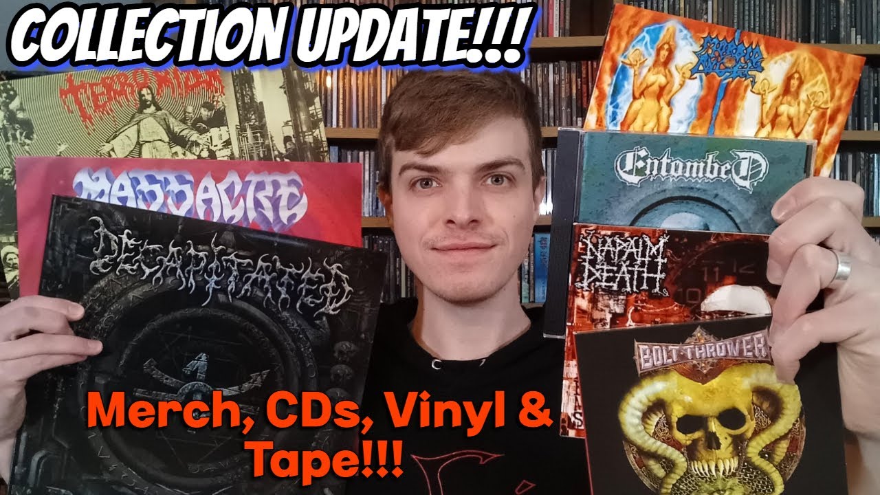 Collection Update Ep:59 Merch, CDs, Vinyl & Tape from Earache Records ...