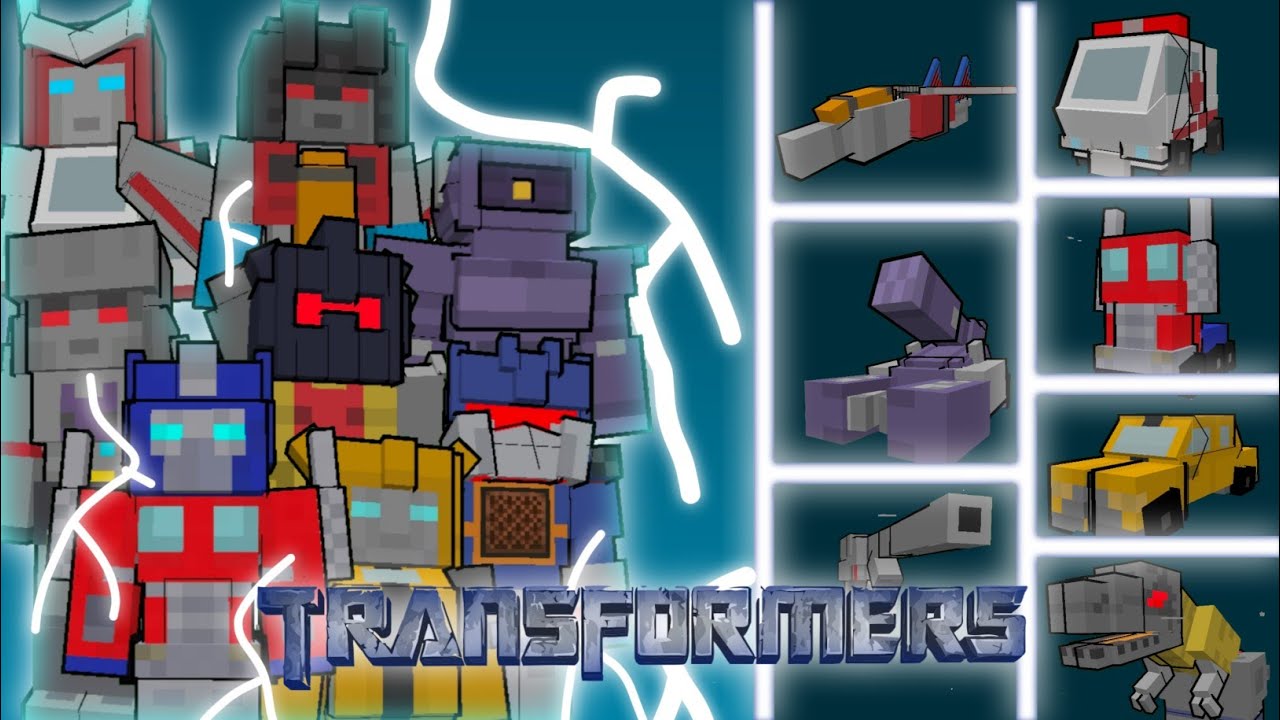 NEW TRANSFORMERS...| TRANSFORMERS ADDON | MINECRAFT - YouTube