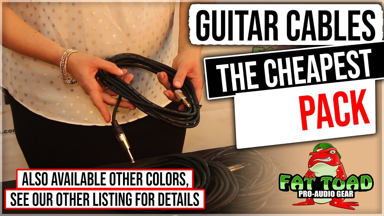 Best Guitar cables at low price | Fat Toad Guitar Cable Review and ...