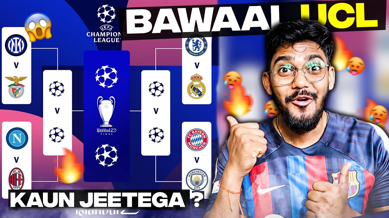 REVIEW: UCL QF Draw is Bawaal !🔥Review & Predictions - YouTube