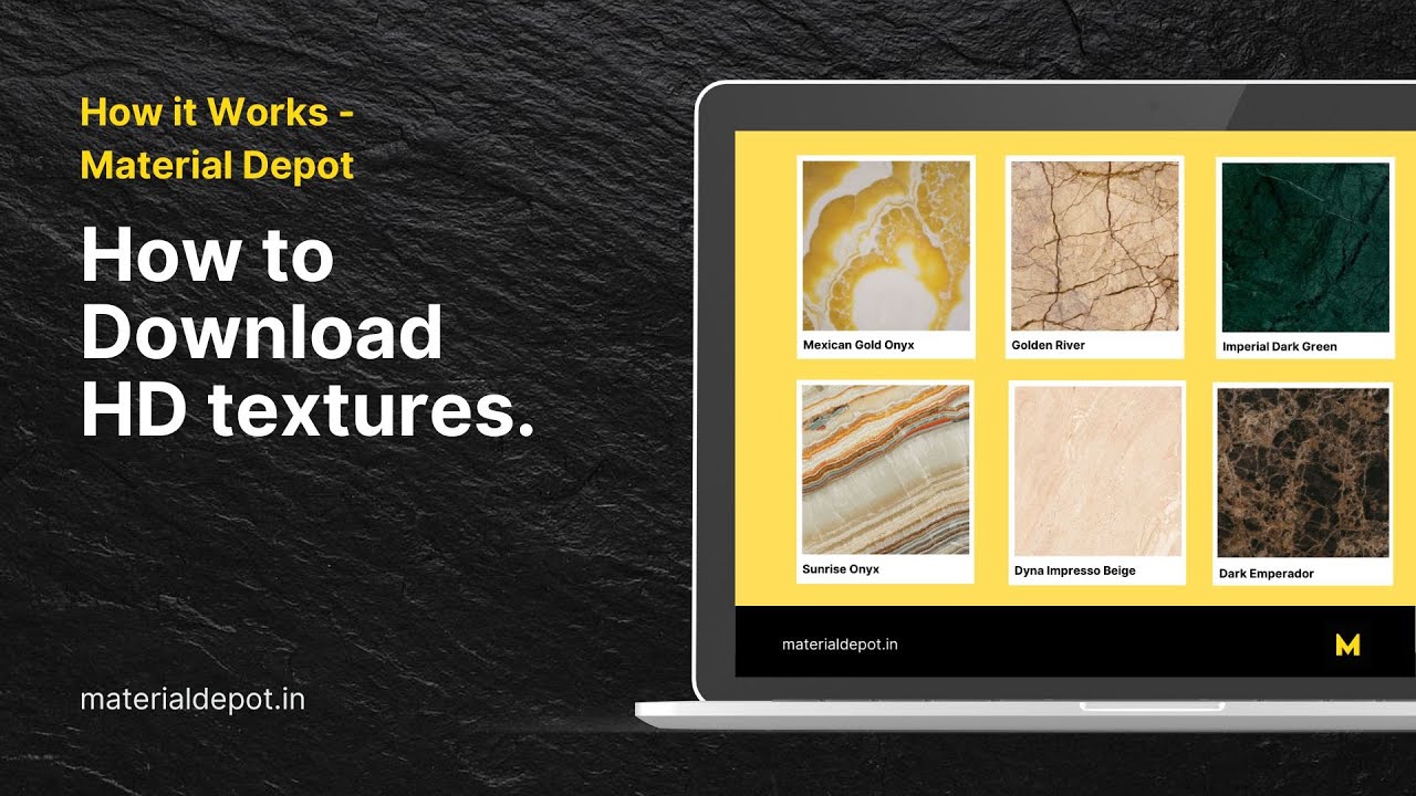 How it Works - Material Depot :How to download HD textures (Part 3 ...
