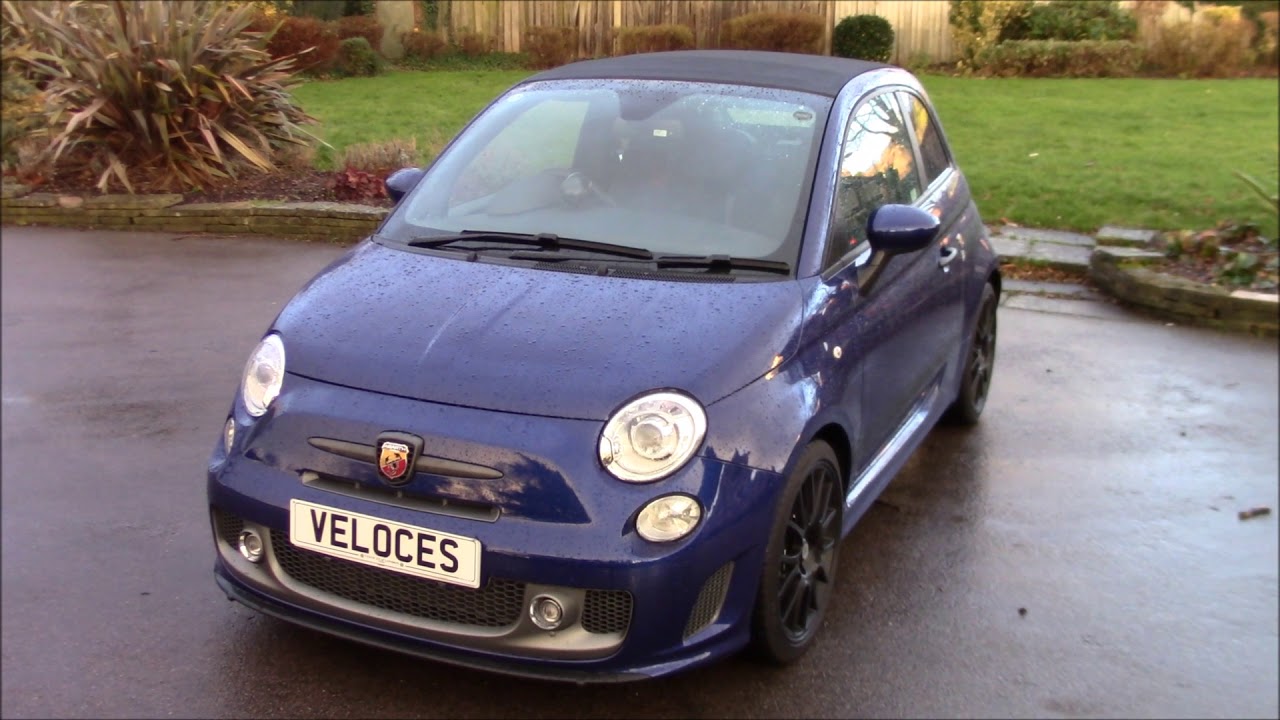 BLUE ABARTH 595 COMPETIZIONE FOR SALE - YouTube