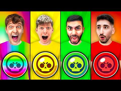 Nur die FARBE die man trägt in BRAWL STARS ZIEHEN...😱