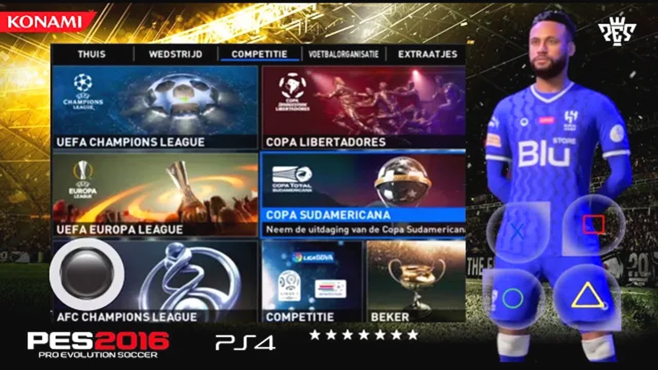 PES 2016 MOBILE MOD 2024 OFFLINE PARA ANDROID GRÁFICOS PS5 | NOVAS ...