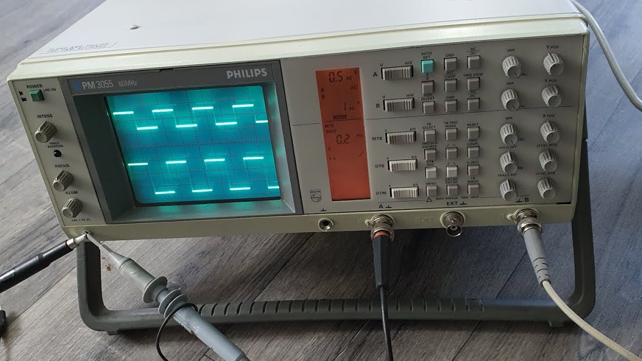 Philips PM3055 60MHZ Scope For Sale on Ebay. - YouTube