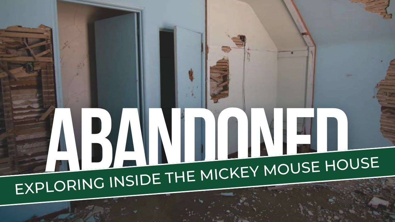 Abandoned Saskatchewan: exploring inside a house with mickey mouse ...