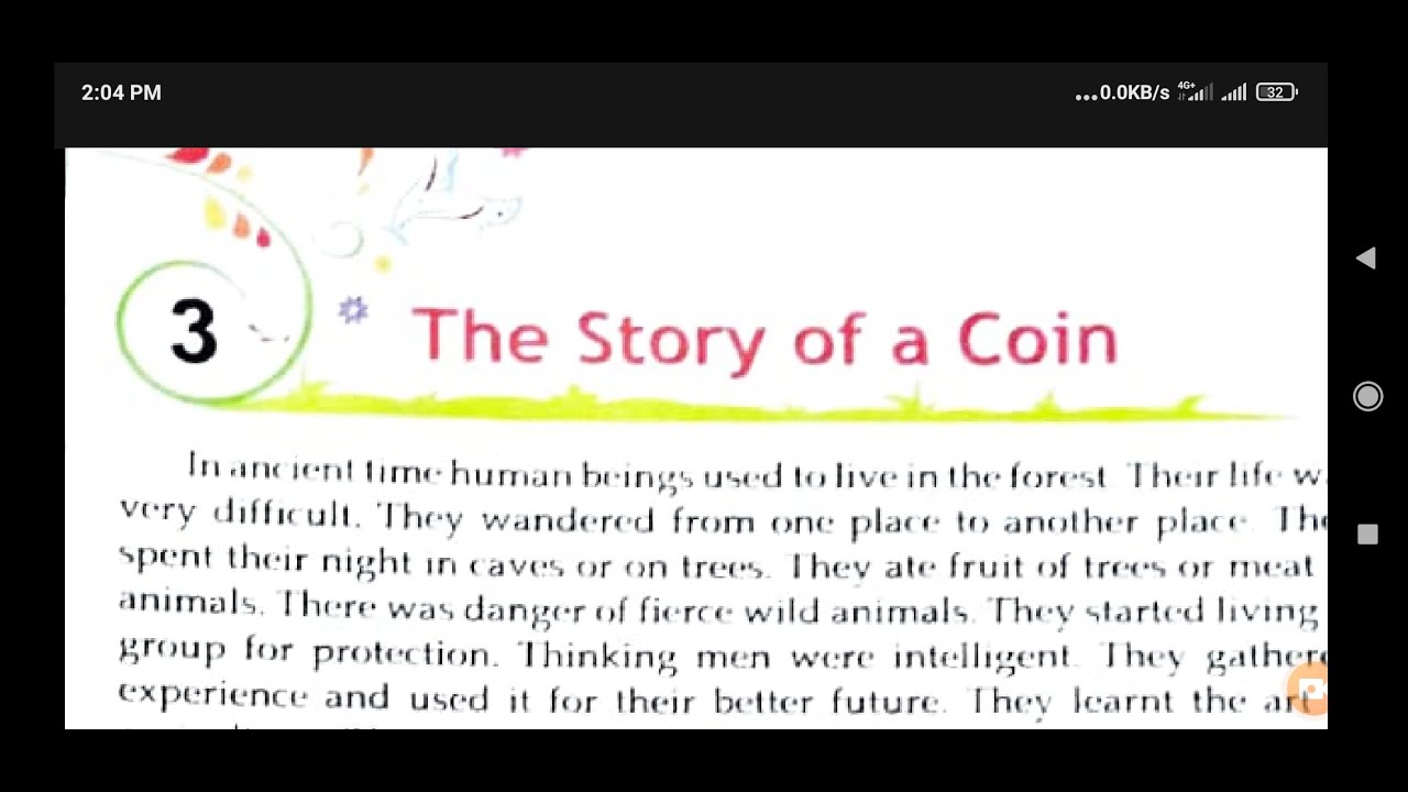 The Story of a Coin ll Chapter 3 Class 5 English - YouTube