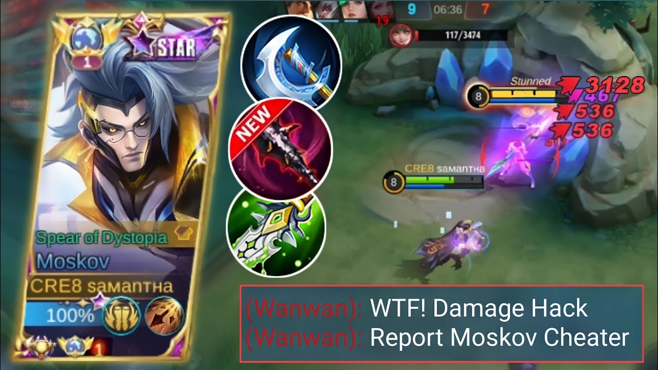 BURST DOWN WANWAN USING THIS MOSKOV NEW META BUILD! | MOSKOV BEST BUILD ...