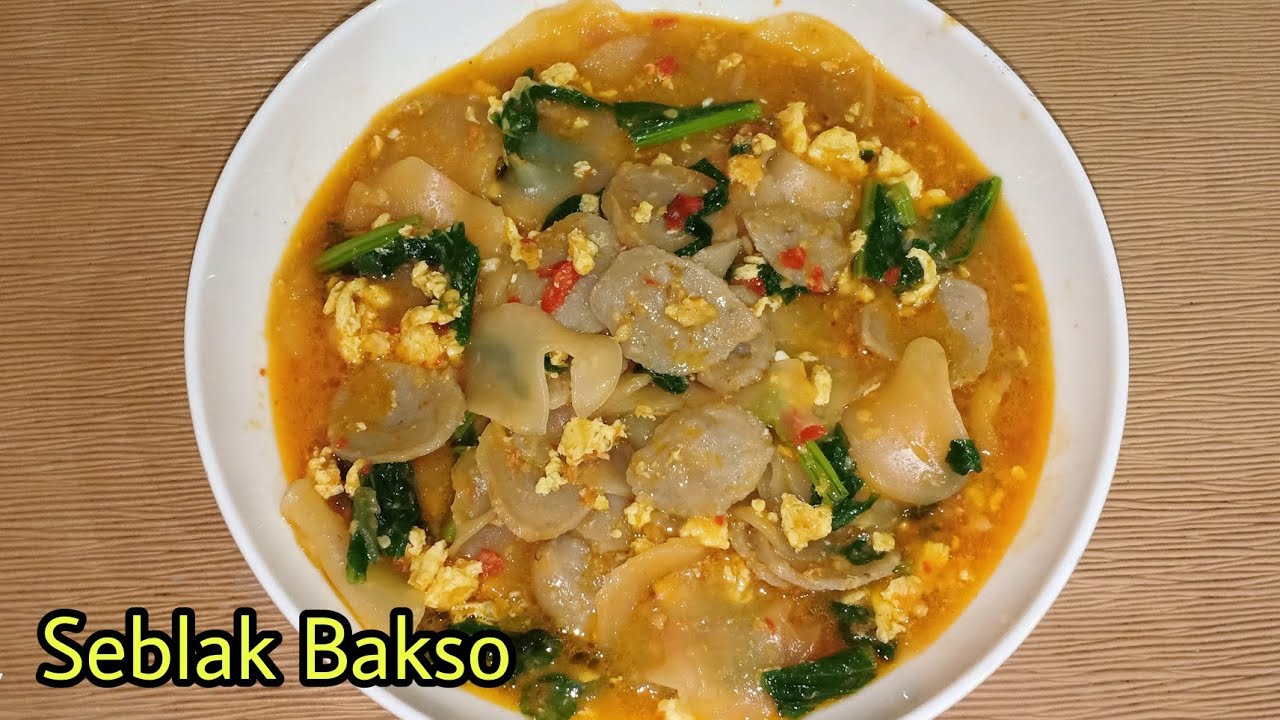 Cara Membuat Seblak Bakso Kuah Pedas - YouTube