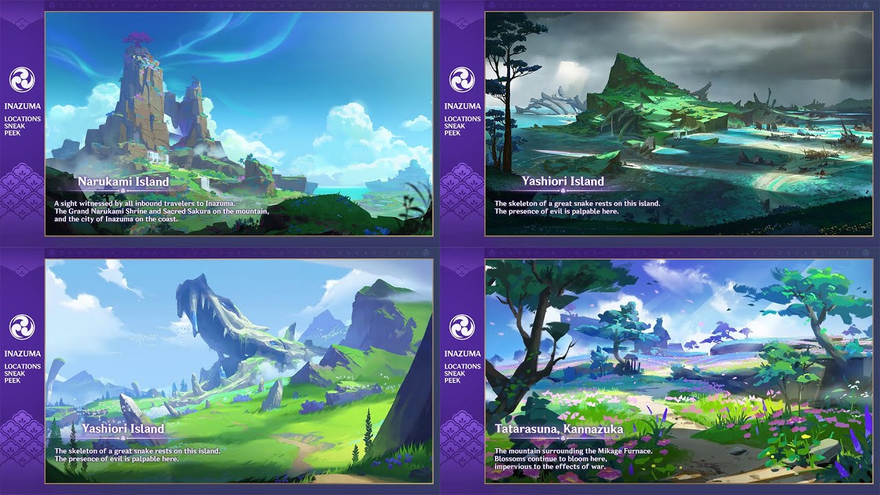 The Next Map In Genshin Impact | INAZUMA Concept Art - YouTube