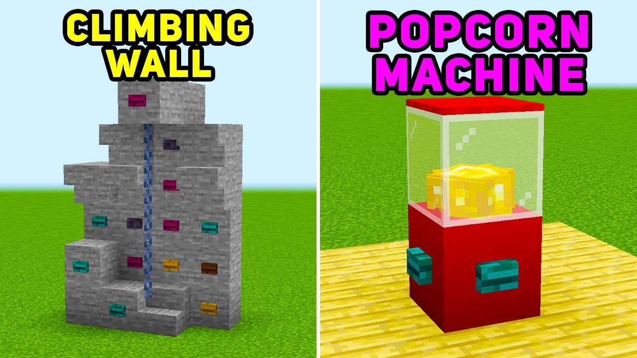 Fun Build Tricks For Your World Minecraft Youtube