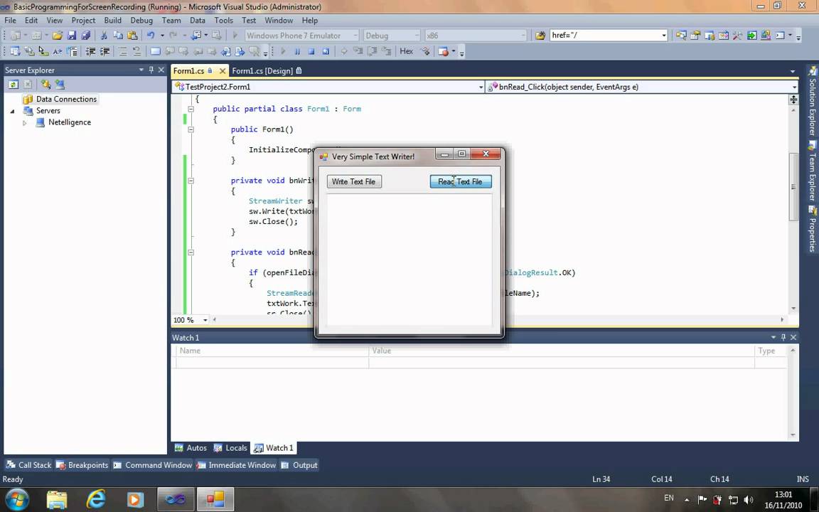Software Recipes 4 - Using Dialog Boxes With Text Files - Youtube