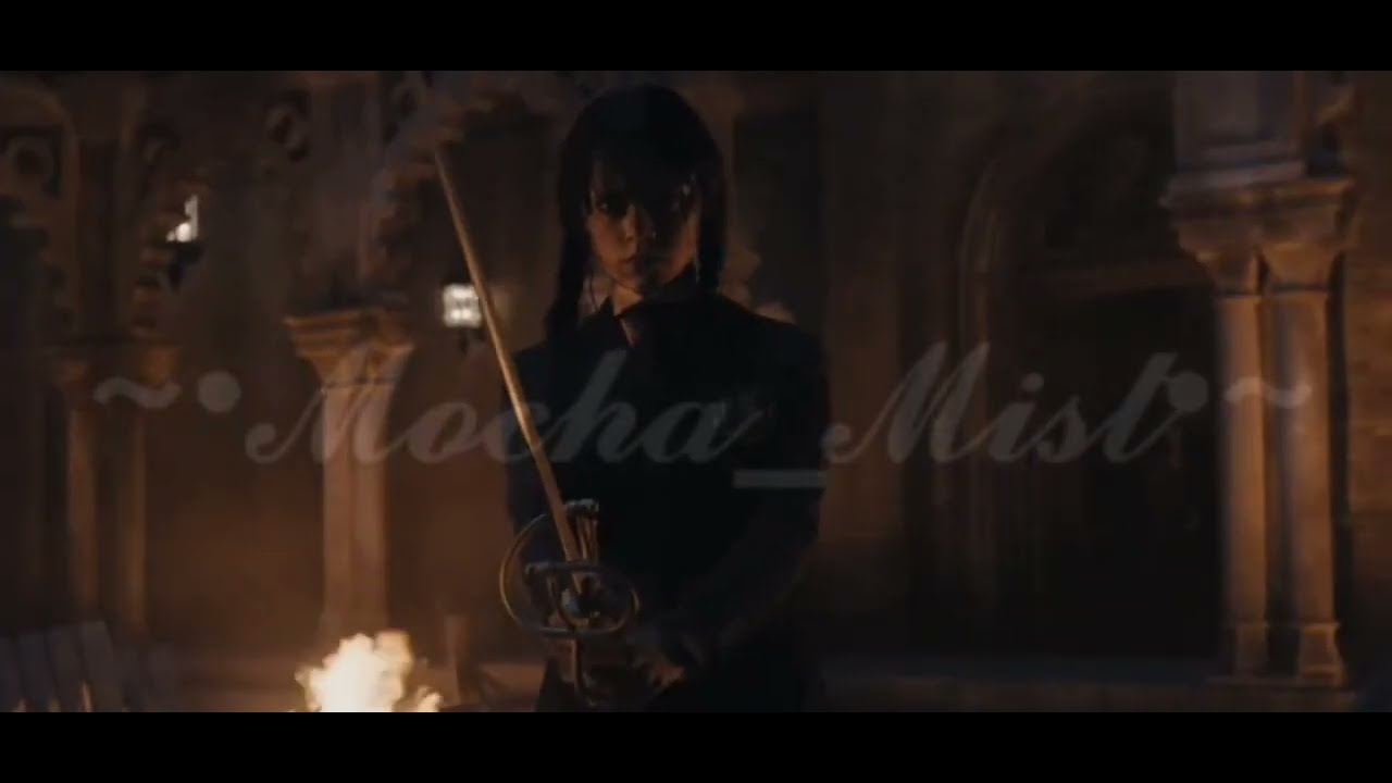 Crackstone fights Wednesday Addams edit || Dark Horse - YouTube