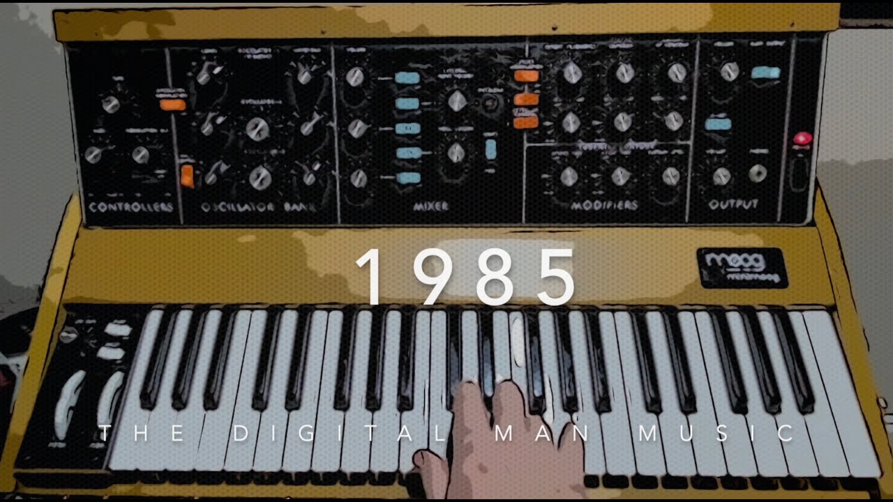 1985 - Weekend drone featuring Moog One and Minimoog Model D - YouTube
