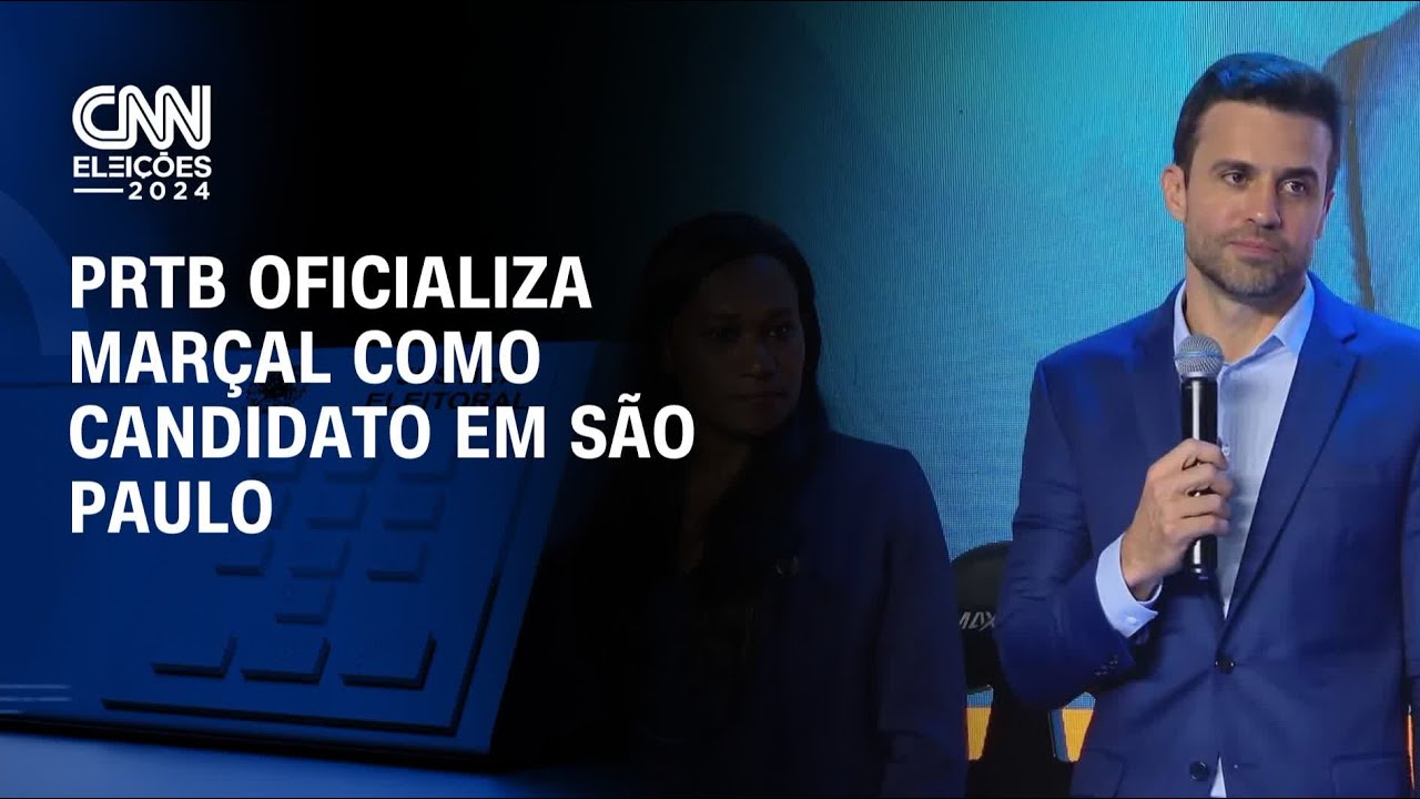 PRTB oficializa Marçal como candidato em São Paulo | LIVE CNN - YouTube