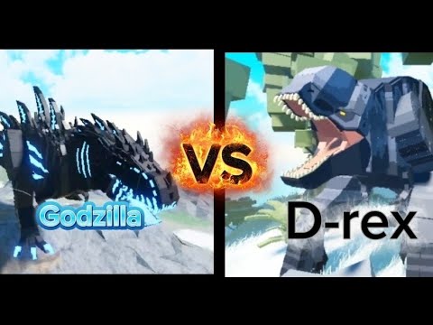 Roblox primeval earth pvp D-rex vs Godzilla!!! - YouTube