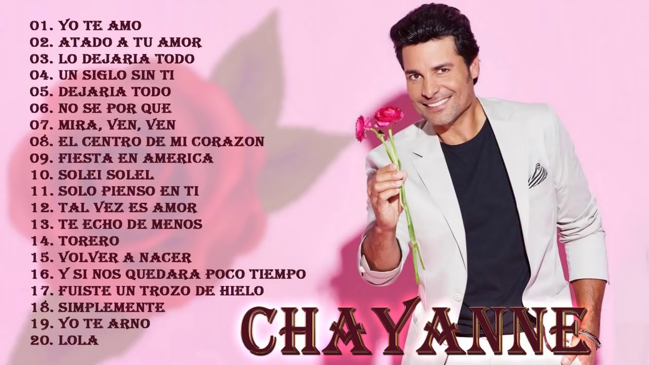Chayanne Éxitos Sus Mejores 30 Grandes Éxitos Romanticas Inmortal ...