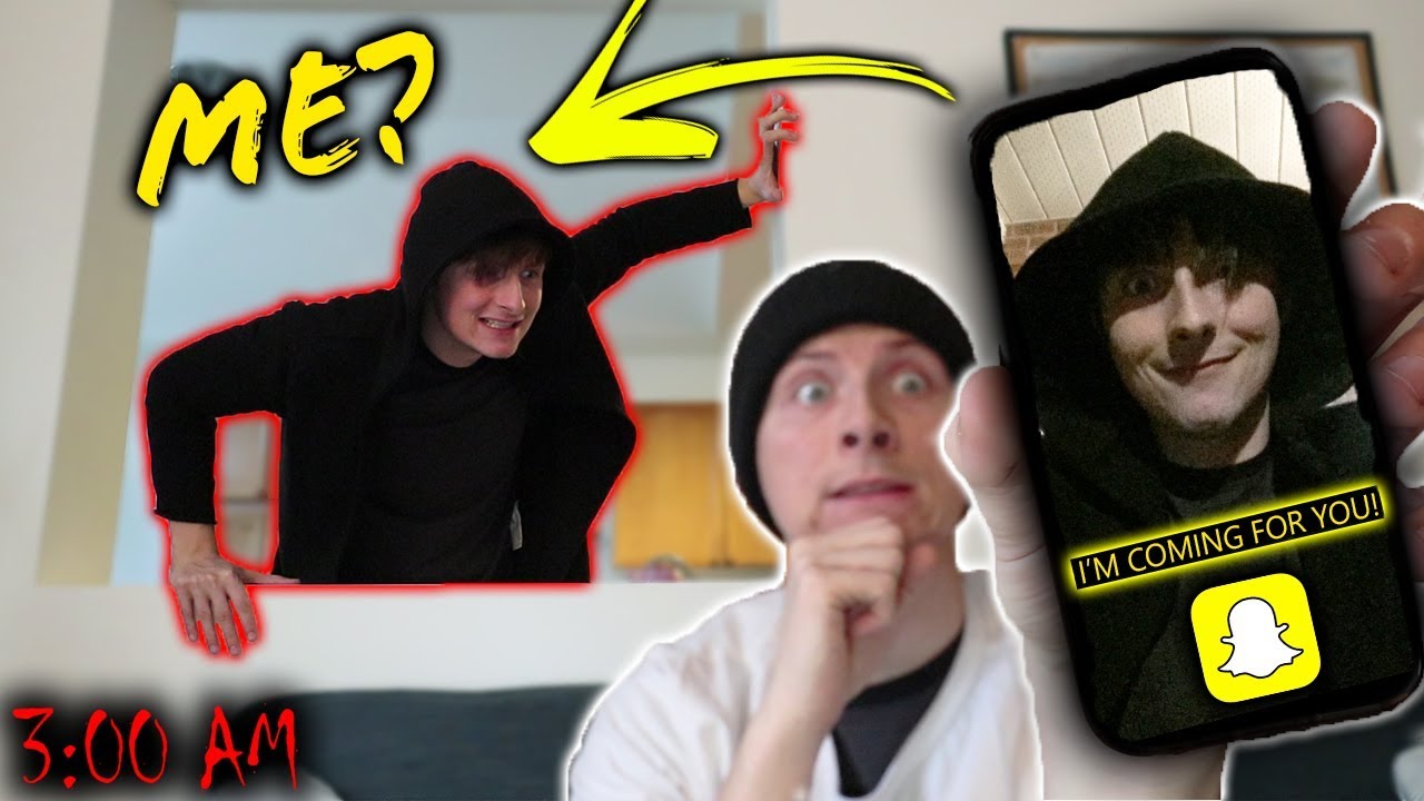 DO NOT SNAPCHAT YOURSELF AT 3 AM!! (GONE WRONG) - YouTube