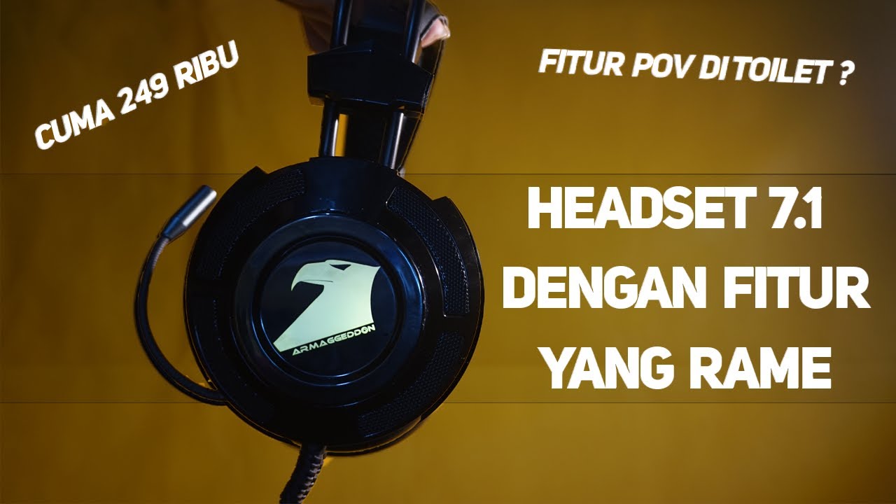 Headset Sourond 7.1 Dengan Fitur Menarik??!! | Review Armaggeddon Nuke ...