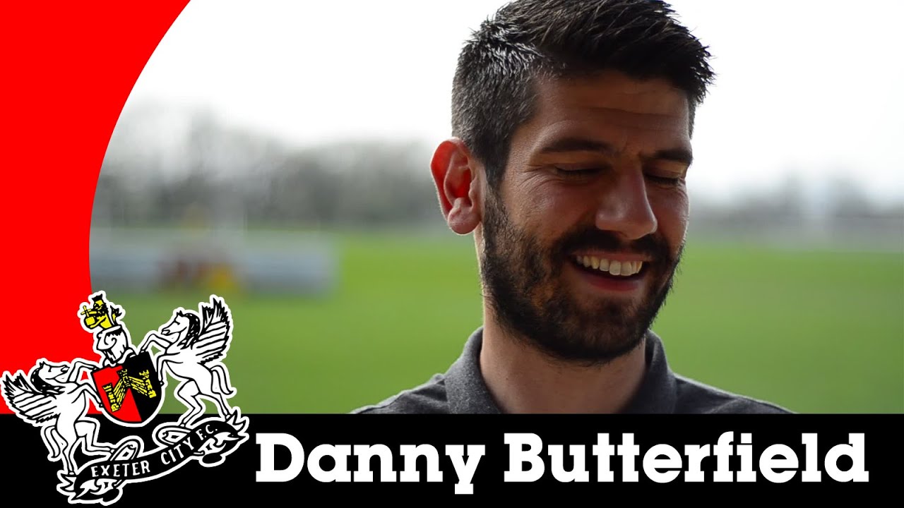 Danny Butterfield on his kids being mascots for a game | Exeter City ...