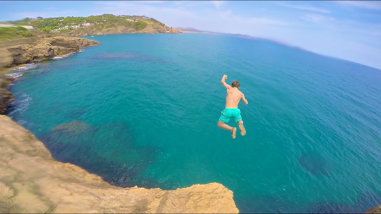 CLIFF JUMPING IN PALS - GoPro HD - YouTube